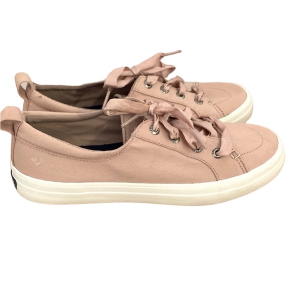 Sperry | Shoes | Sperry Womens Crest Vibe Satin Lace Sneaker Rose Dust ...